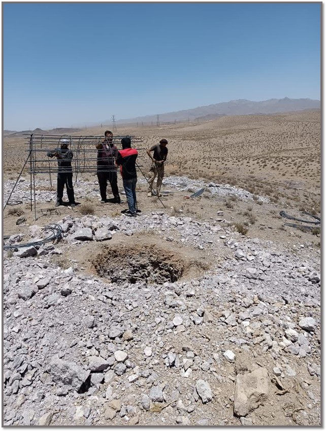 Construction of a 132 kV communication line from the 400/132 kV Khaf ...
